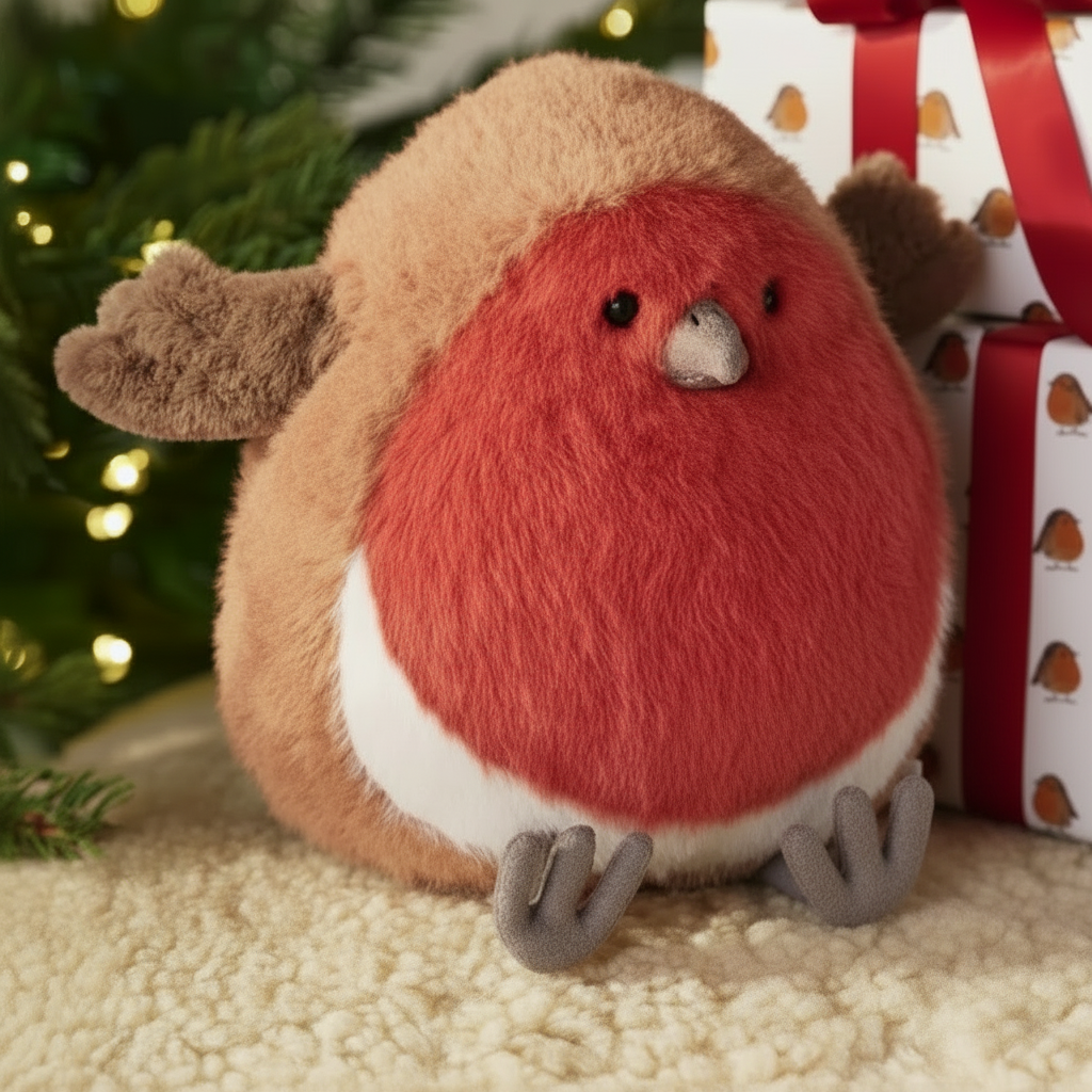 Jellycat Plum Robin (Limited Edition Christmas 25 - Rare) – Stork in ...